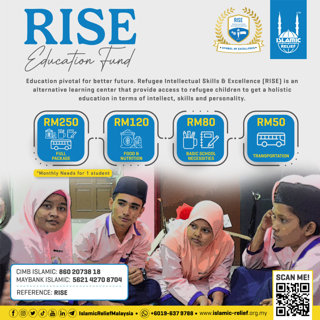 RISE Education Fund | Islamic Relief Malaysia