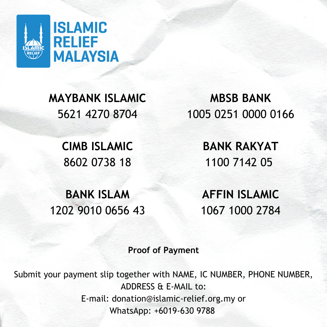 Account Number | Islamic Relief Malaysia
