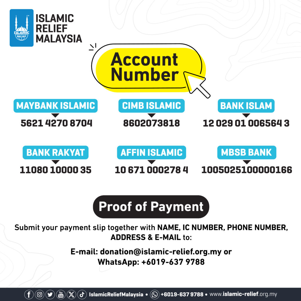 Support Us | Islamic Relief Malaysia