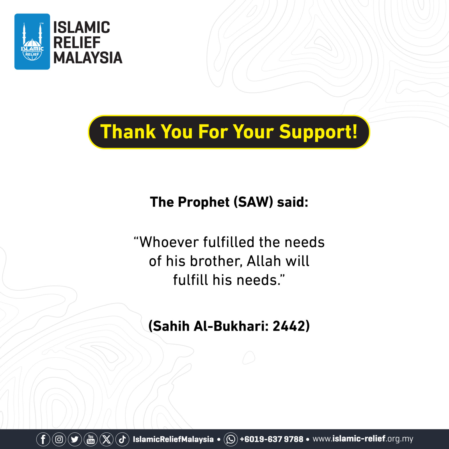 Support Us | Islamic Relief Malaysia